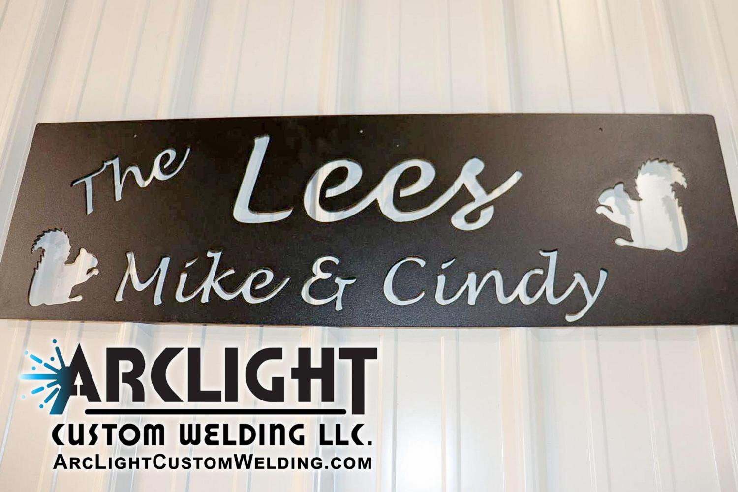 Custom Metal Driveway Sign